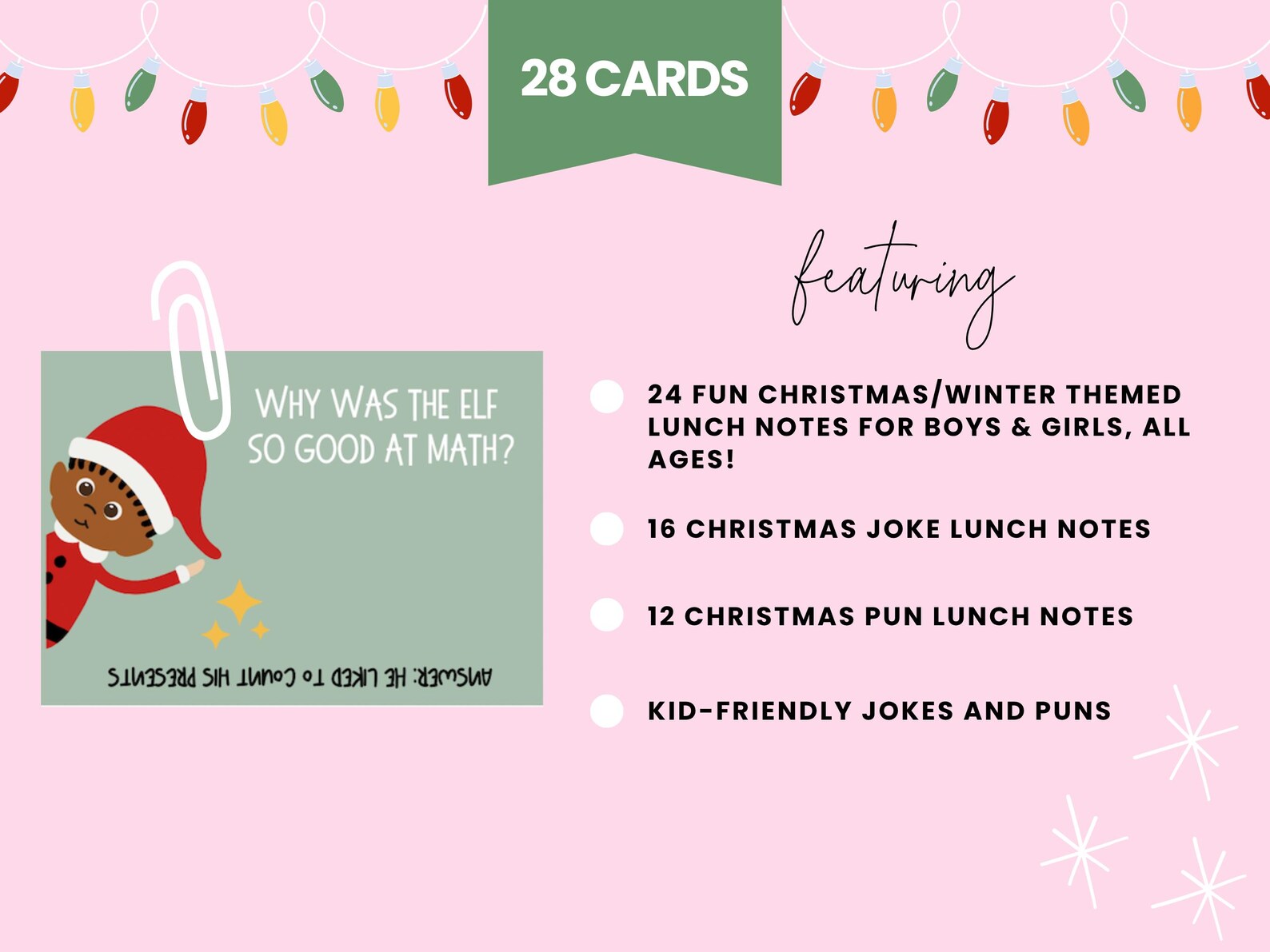 28 Christmas Lunch Box Jokes for Kids | Christmas Lunch Notes ...