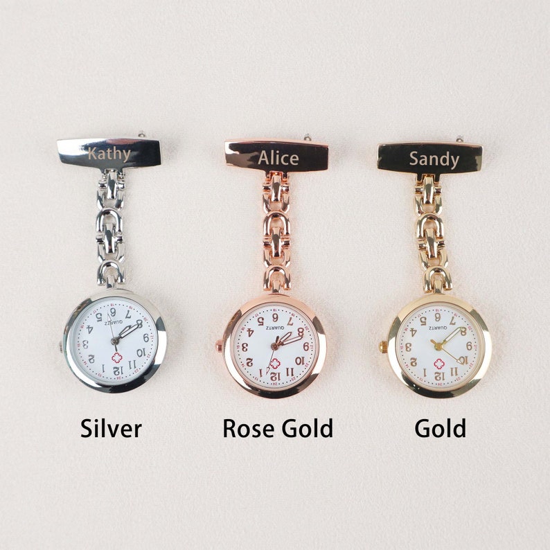 Personalized Engraved Nurse Pocket Watch,name Nurse Pocket Watch With ...
