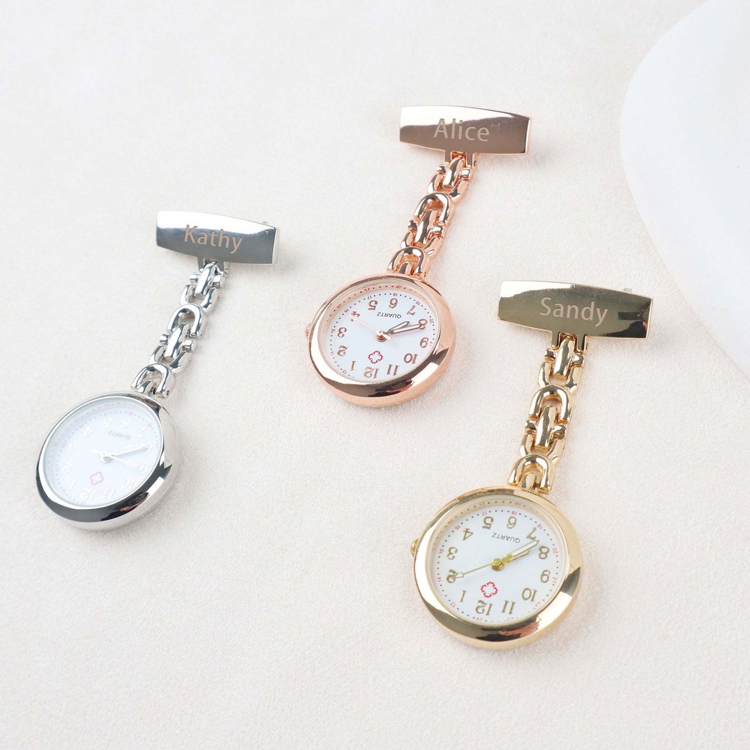Personalized Engraved Nurse Pocket Watch,name Nurse Pocket Watch With ...