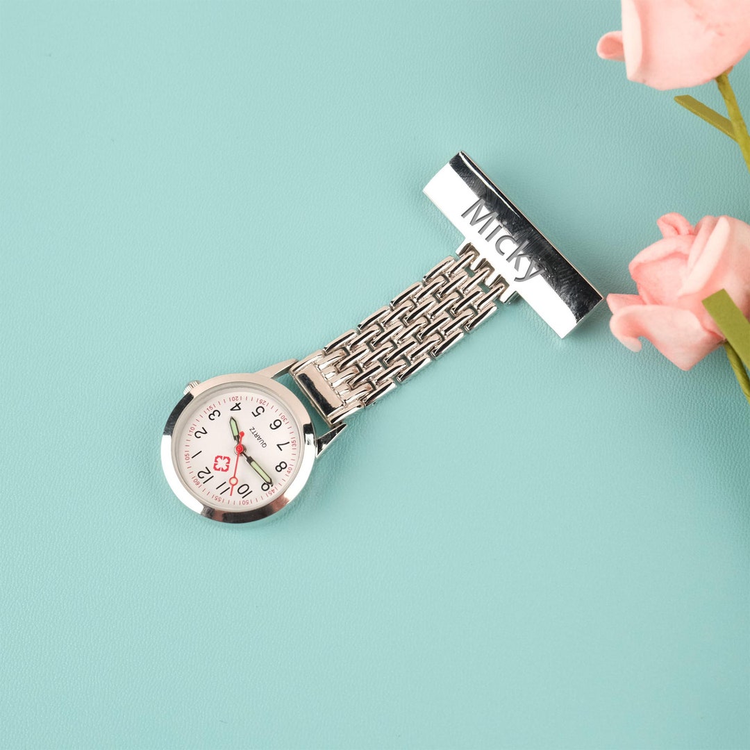 Personalized Engraved Nurse Pocket Watch,name Nurse Pocket Watch With ...