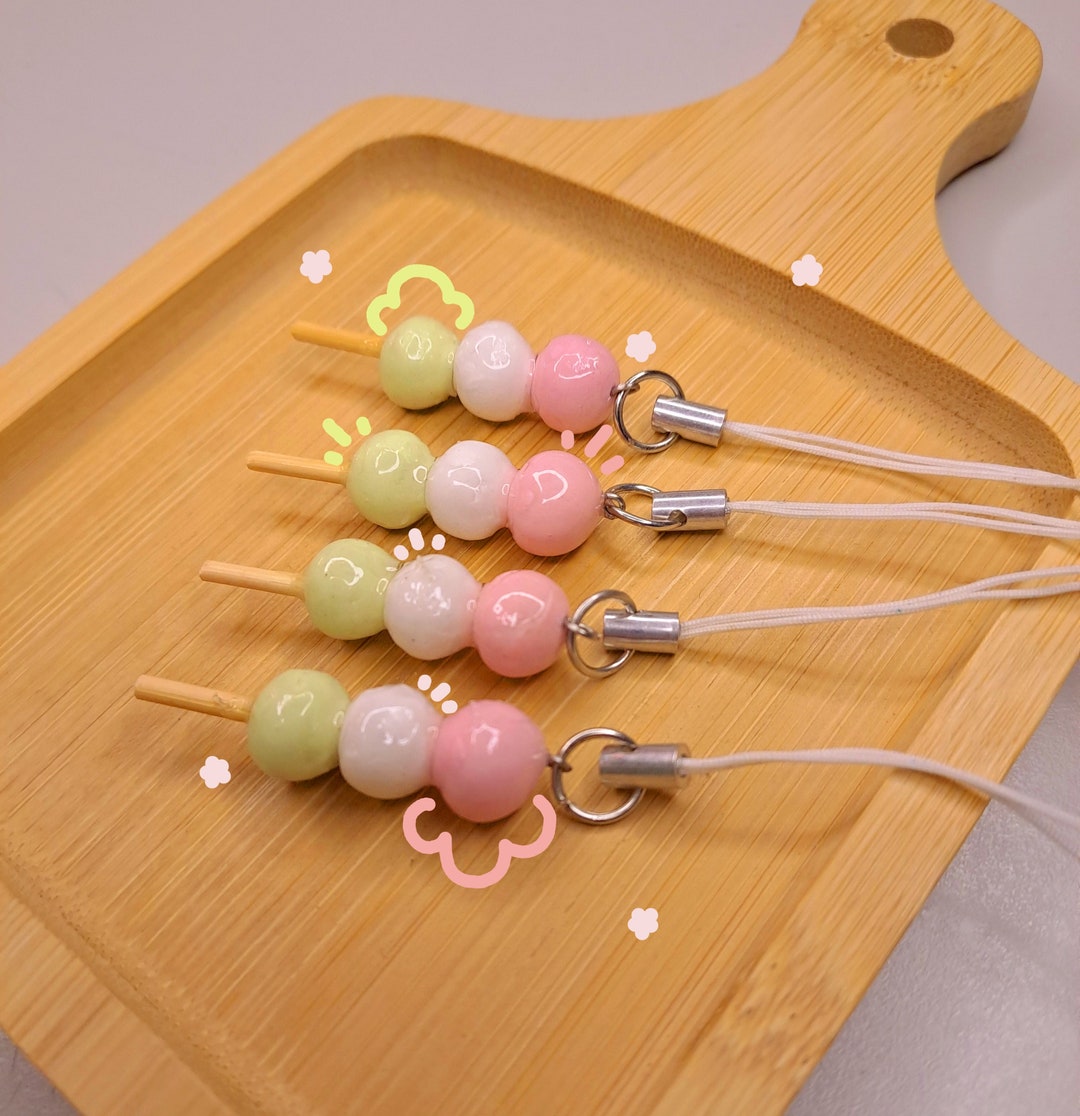 Hanami Dango Phone Charm - Cute Mochi Phone Charm - Etsy