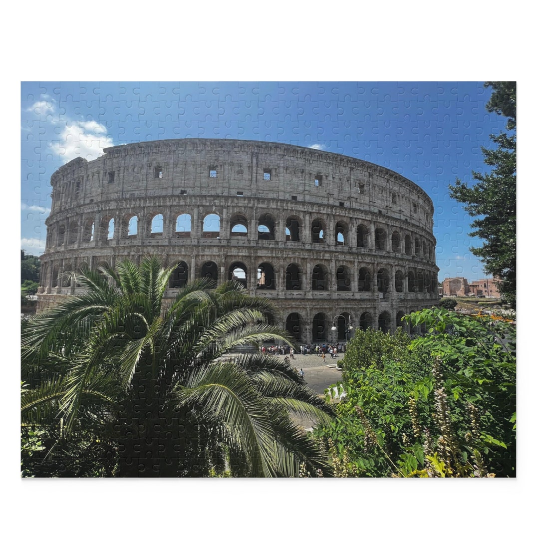 Puzzle 120, 252, 500-piece: Coliseum Rome, Italy - Etsy
