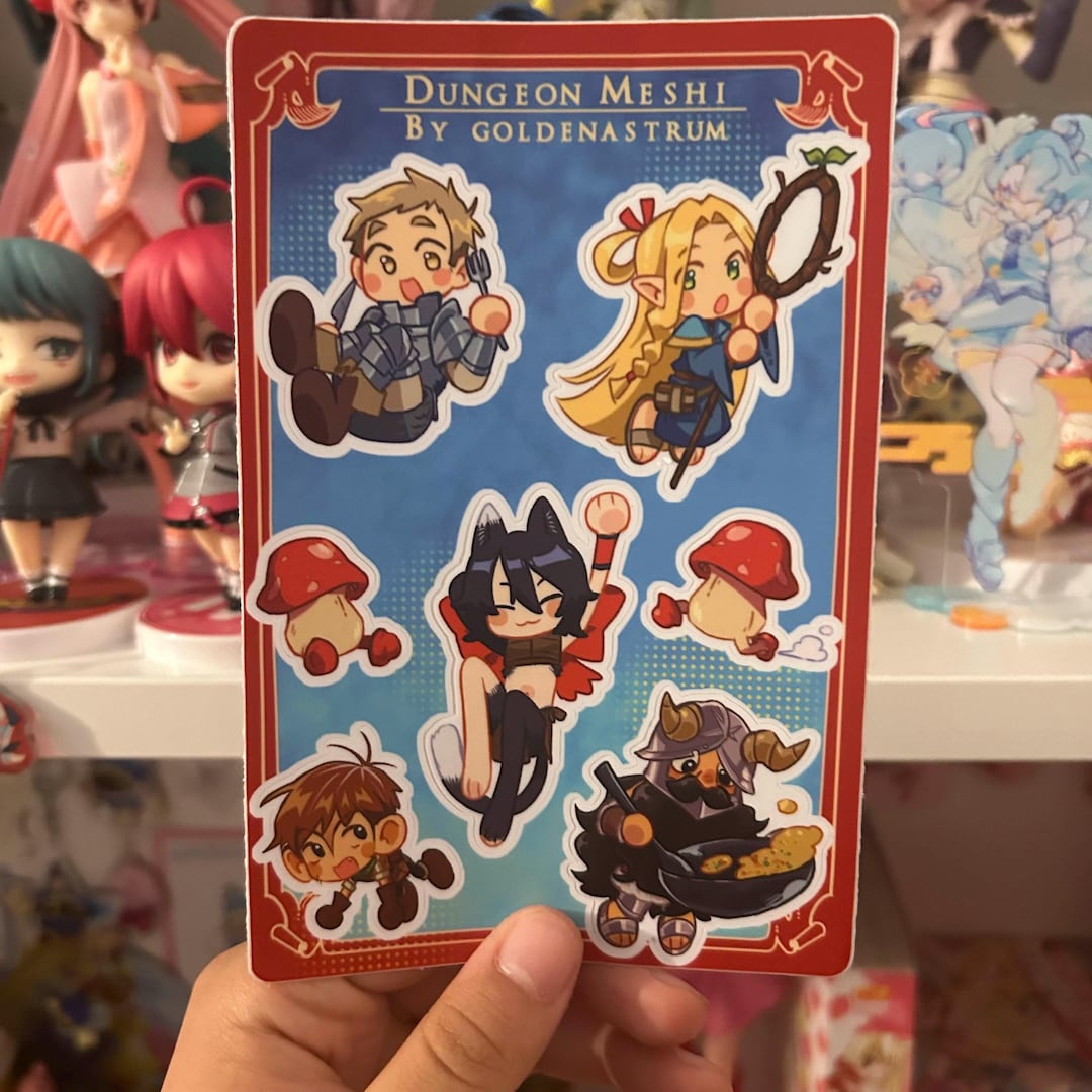 Dungeon Meshi Sticker Sheet - Etsy