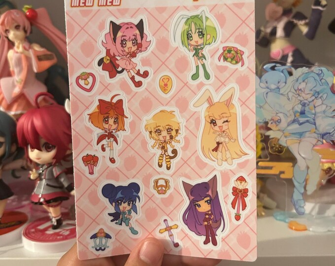 Magical Girl Sticker Sheets - Etsy