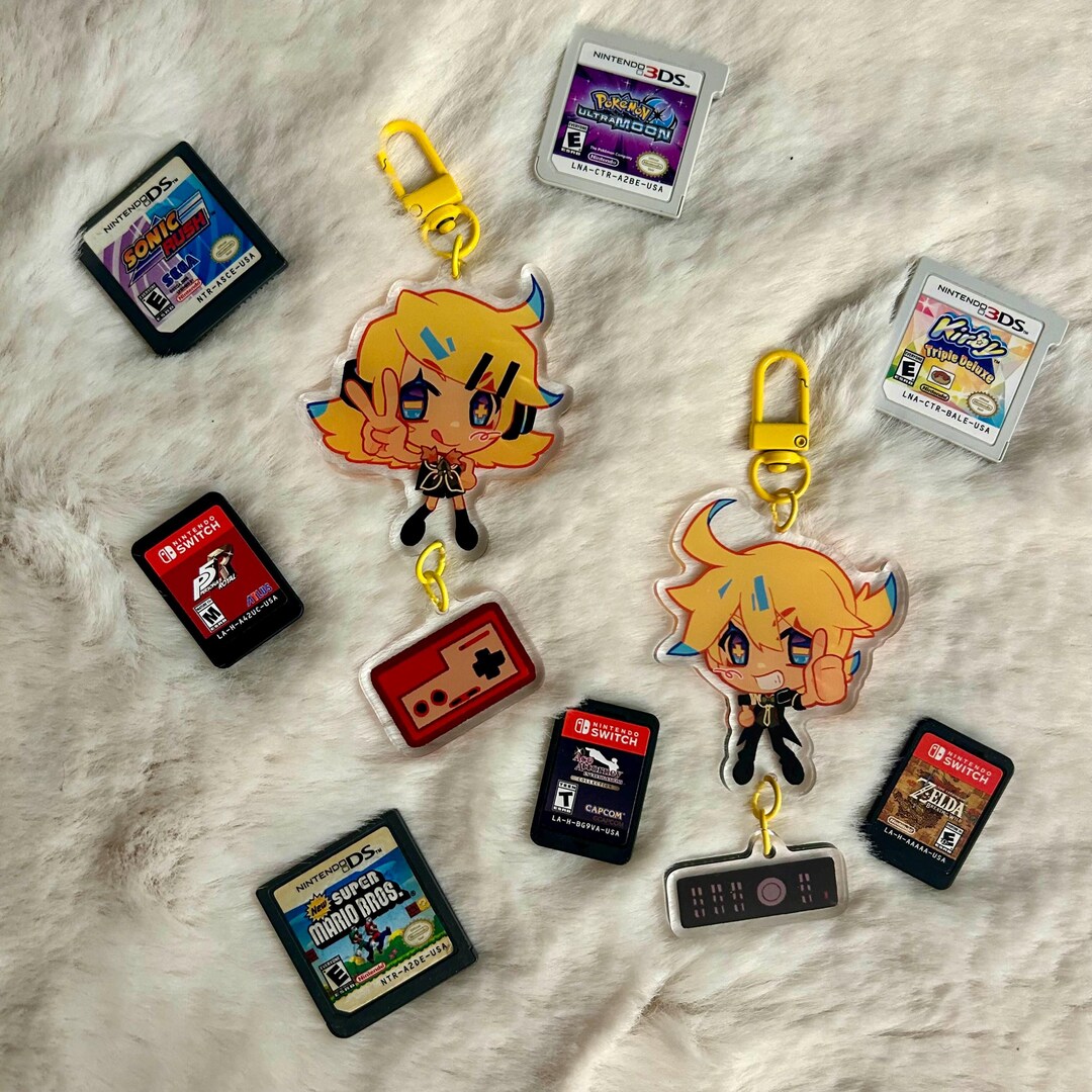 Vocaloid Kagamine Rin & Len Remote Control Linking Charm - Etsy