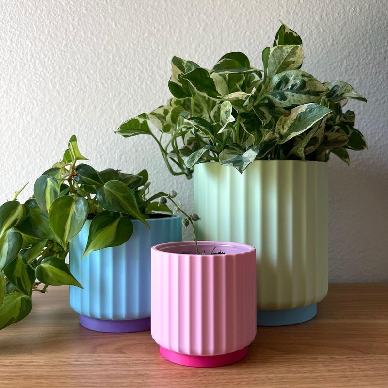Colorful Planters - Etsy
