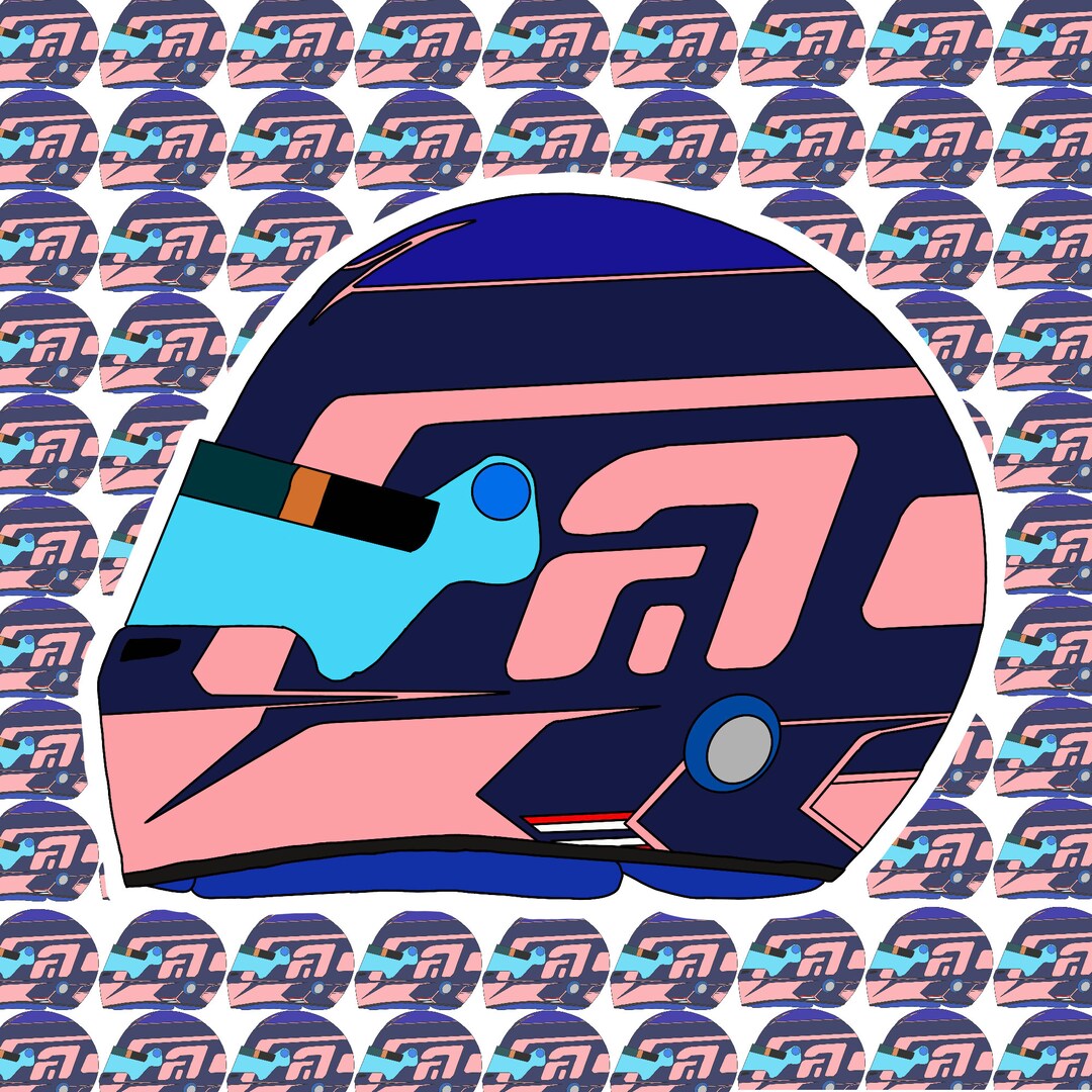 Alex Albon Helmet 2024 - Etsy