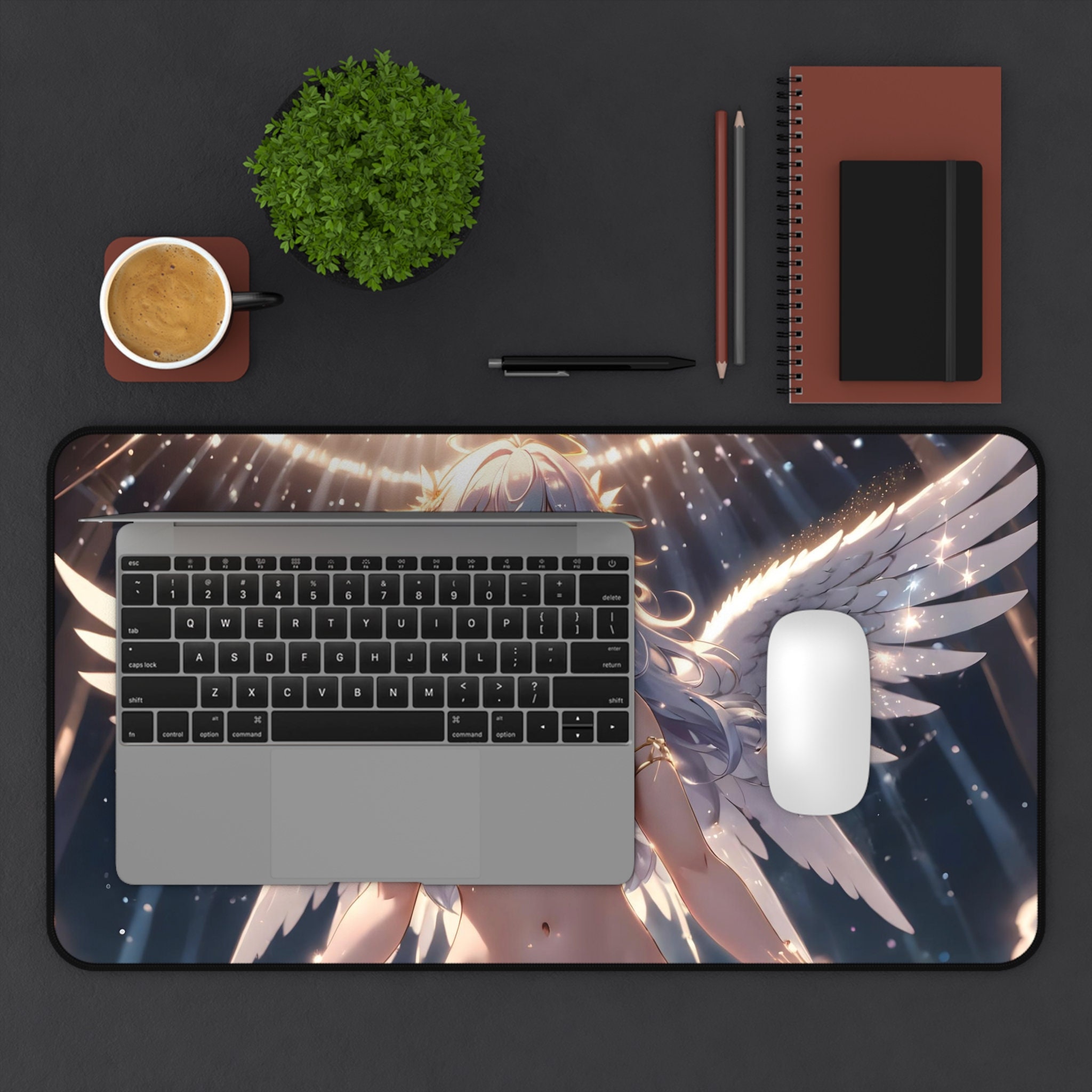 NSFW Sexy Anime Girl Angel Goddess Mousepad ,heaven, Hentai, Desk Pad ...