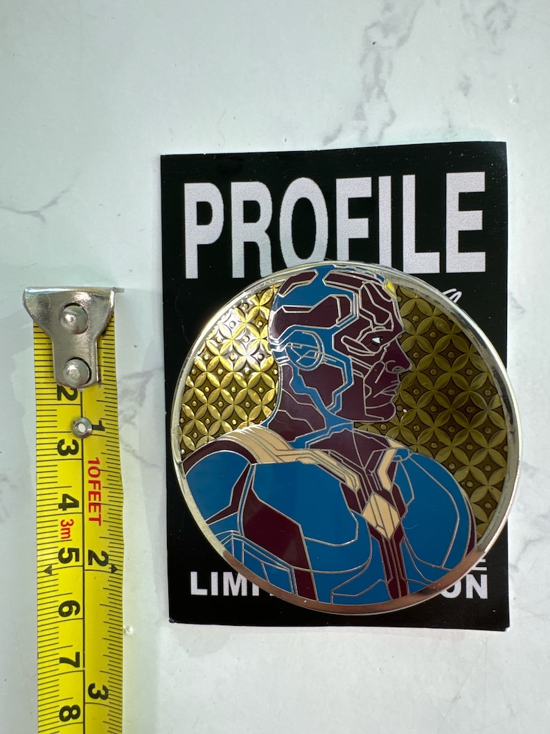 Disney Limited Edition Pin Vision From Wanda Marvel WDI Profile Fantasy ...