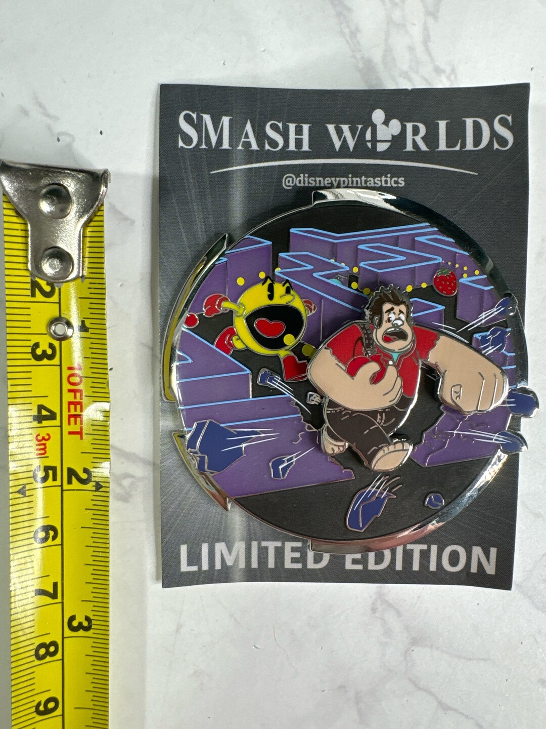 Disney Limited Edition Pin Wreck It Ralph Pac-man Nintendo Game Smash ...