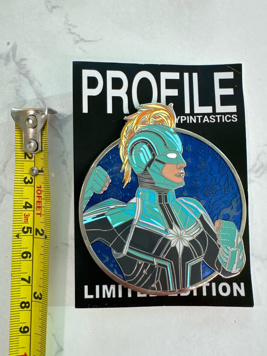 Disney Limited Edition Pin Captain Marvel Blue Variant Marvel WDI ...