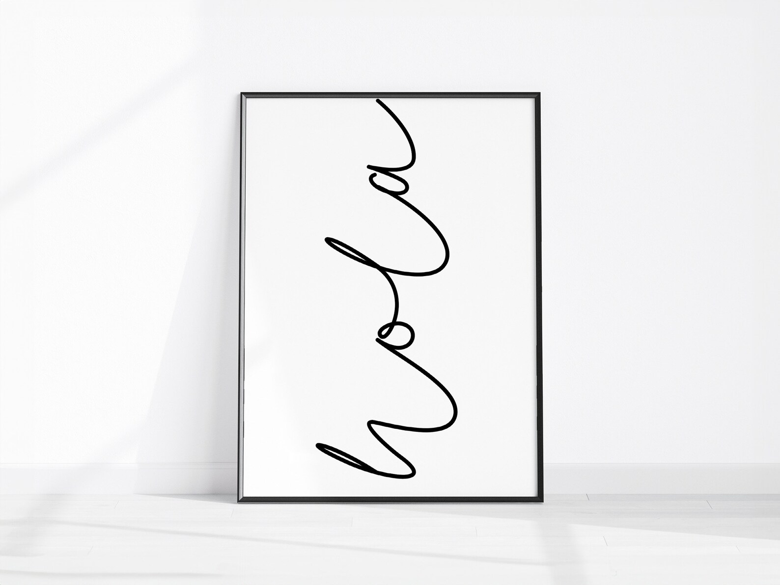 Hola Print, Entryway Sign, Hola Printable Wall Art, Office Print, Home ...