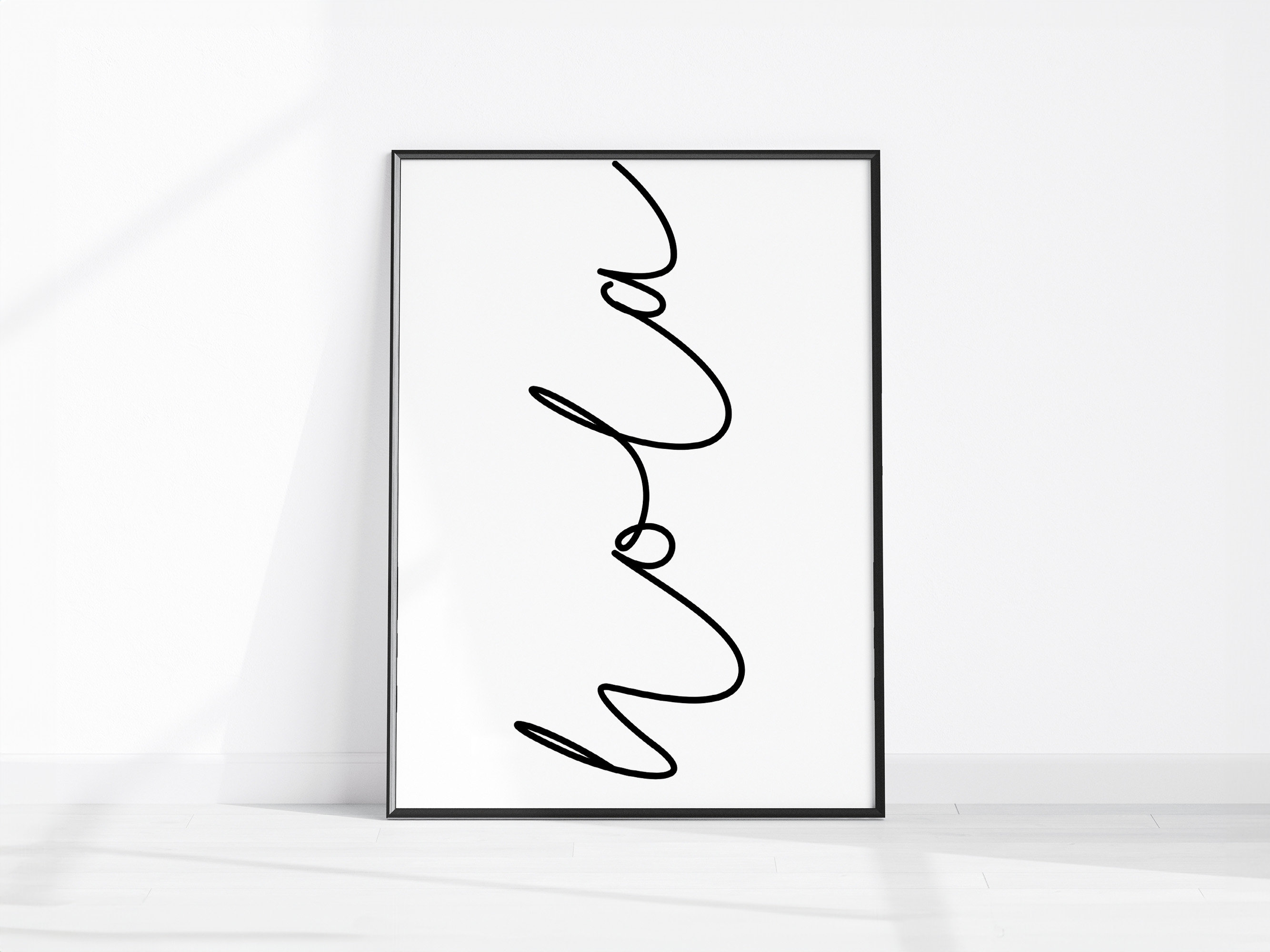 Hola Print, Entryway Sign, Hola Printable Wall Art, Office Print, Home ...