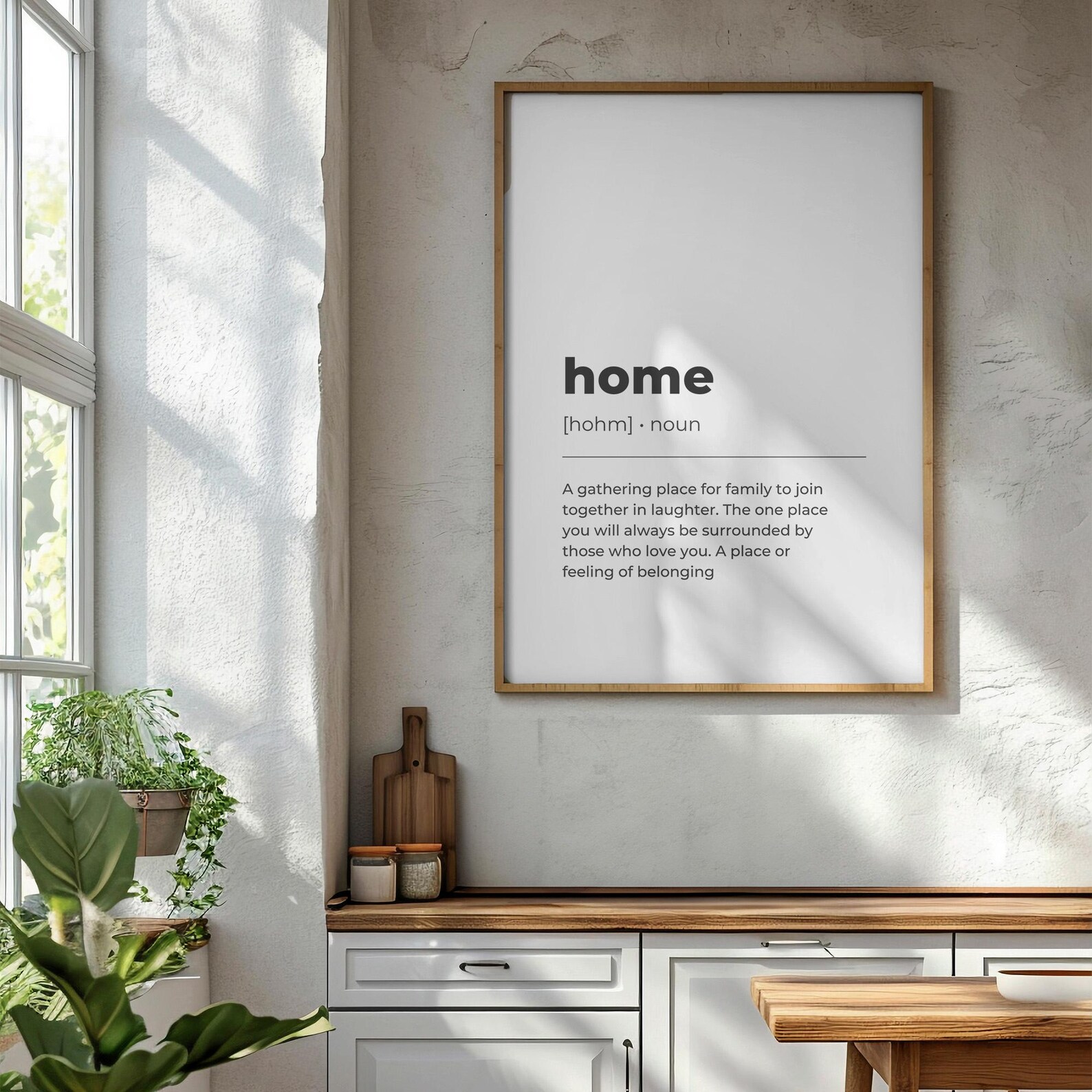 HOME Definition Quote Printable, Typography Art, Instant Download ...