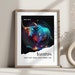 TAURUS Zodiac Print, Taurus Poster Spiritual Decor, Zodiac Printable ...