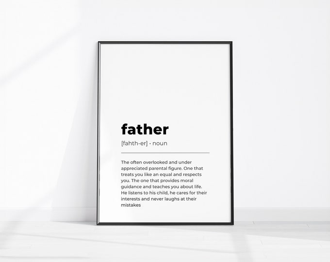 Father Gift: Prints, New Father Gift, Dad, Daddy Gifts, Christmas Gift ...