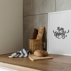 Bon Appetit Sign, Kitchen Printable Wall Art, Kitchen Typography Print ...