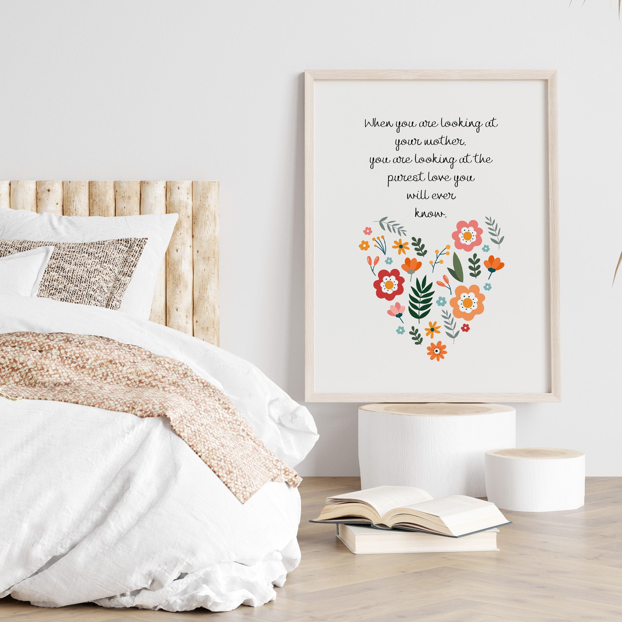 Mother’s Love Quote Print, Mom Birthday Print, Mother Gift Instant ...