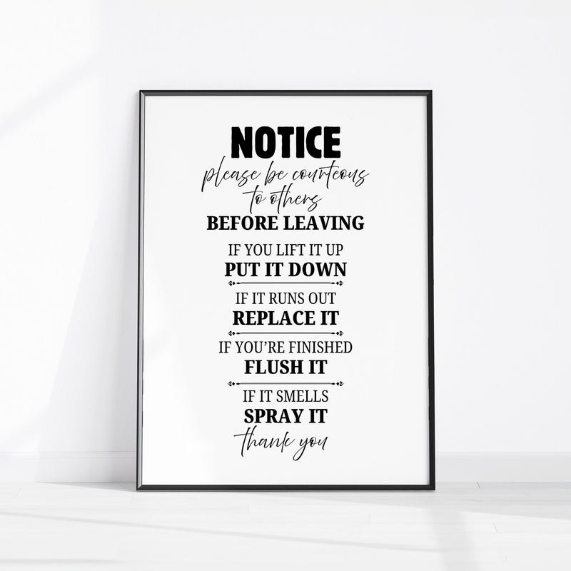 Keep Office Clean Sign - Etsy