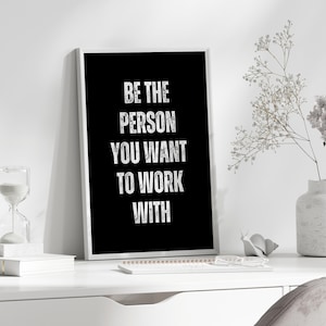 Office Wall Art, Teamwork Quotes Printable Art, Home Office Décor ...