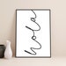 Hola Print, Entryway Sign, Hola Printable Wall Art, Office Print, Home ...