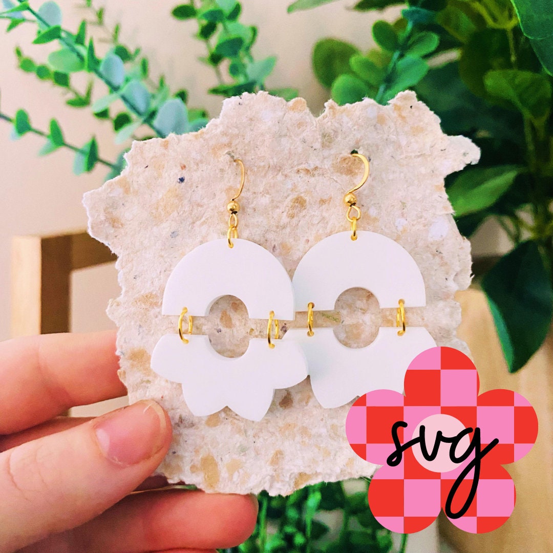 Star Arch SVG Digital Download Digital SVG Cute Earrings Laser Cut ...