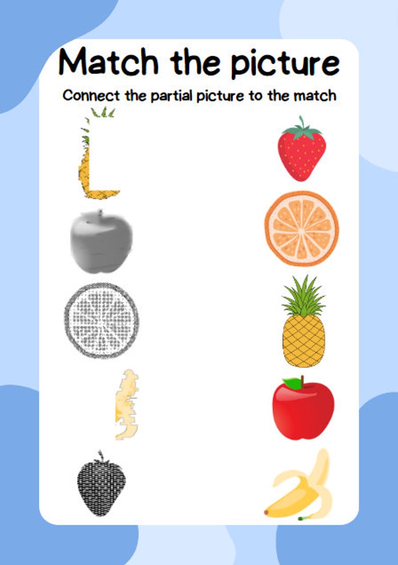 Visual Perception Workbook: Visual Closure - Etsy