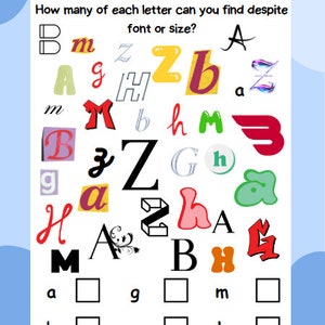 Visual Perception Workbook: Form Constancy - Etsy