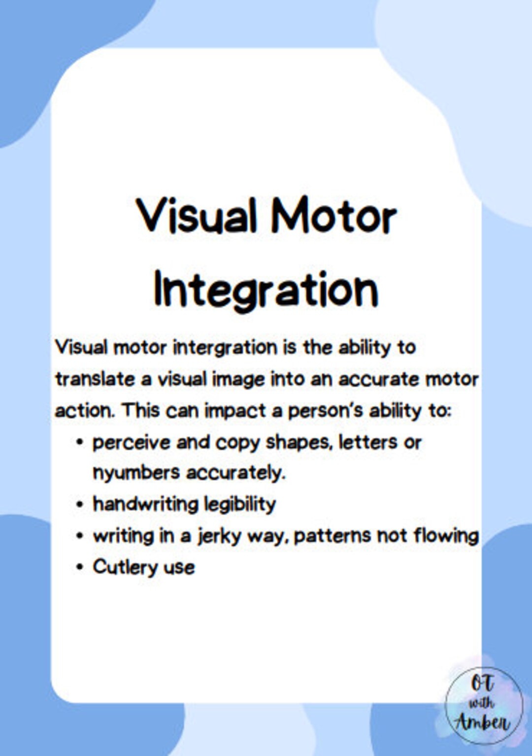 Visual Perception Workbook: Visual Motor Integration - Etsy