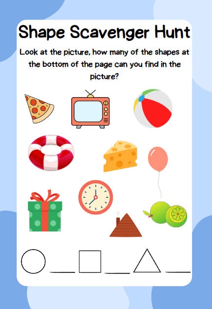 Visual Perception Workbook: Form Constancy - Etsy