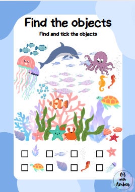 Visual Perception Workbook - Figure Ground - Etsy