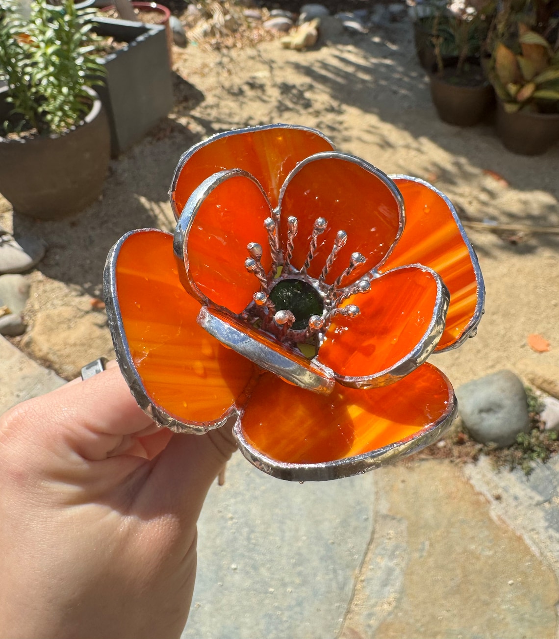 Stained Glass Poppy Pattern (PDF Only) - Etsy