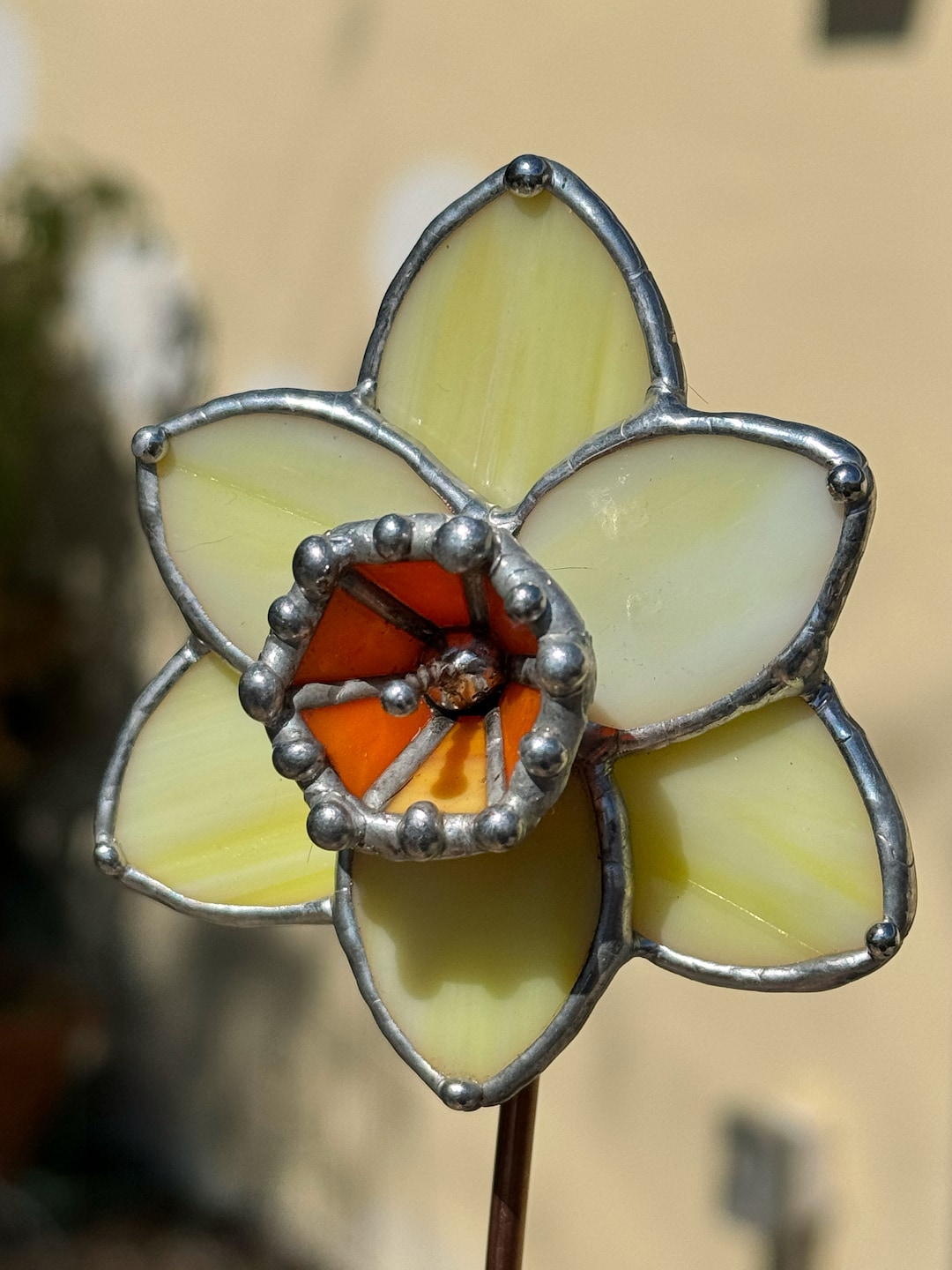 Stained Glass Daffodil Pattern & Jigs With Instructions (files Only) - Etsy