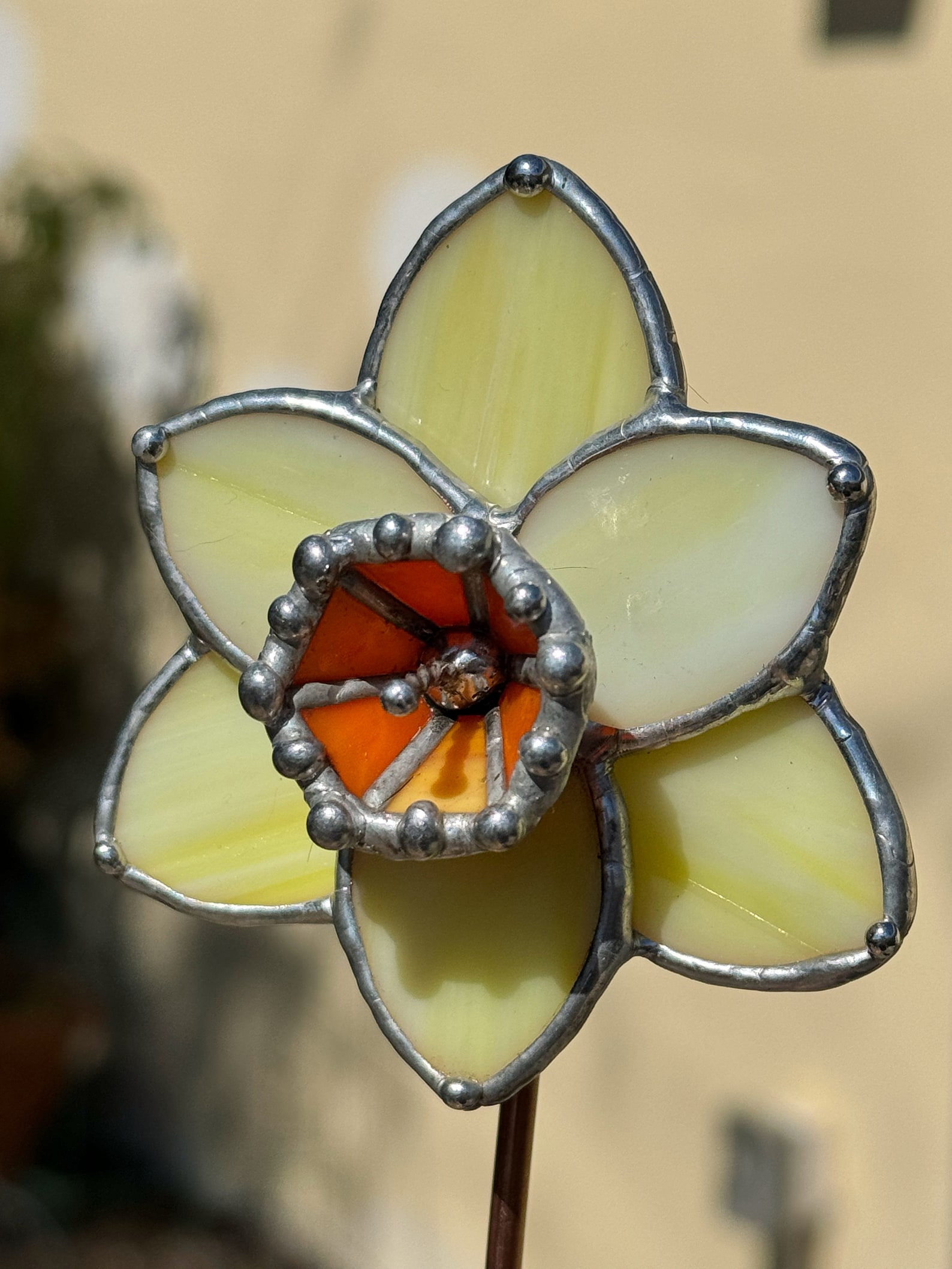 Stained Glass Daffodil Pattern & Jigs With Instructions (files Only) - Etsy