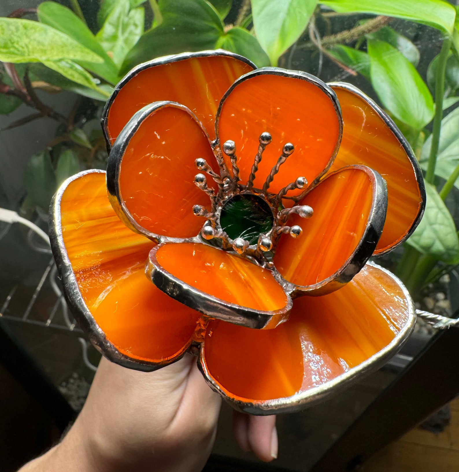 Stained Glass Poppy Pattern (PDF Only) - Etsy