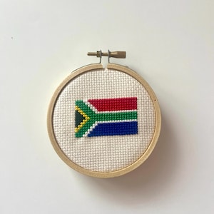 South Africa Flag Cross Stitch Pattern - Etsy