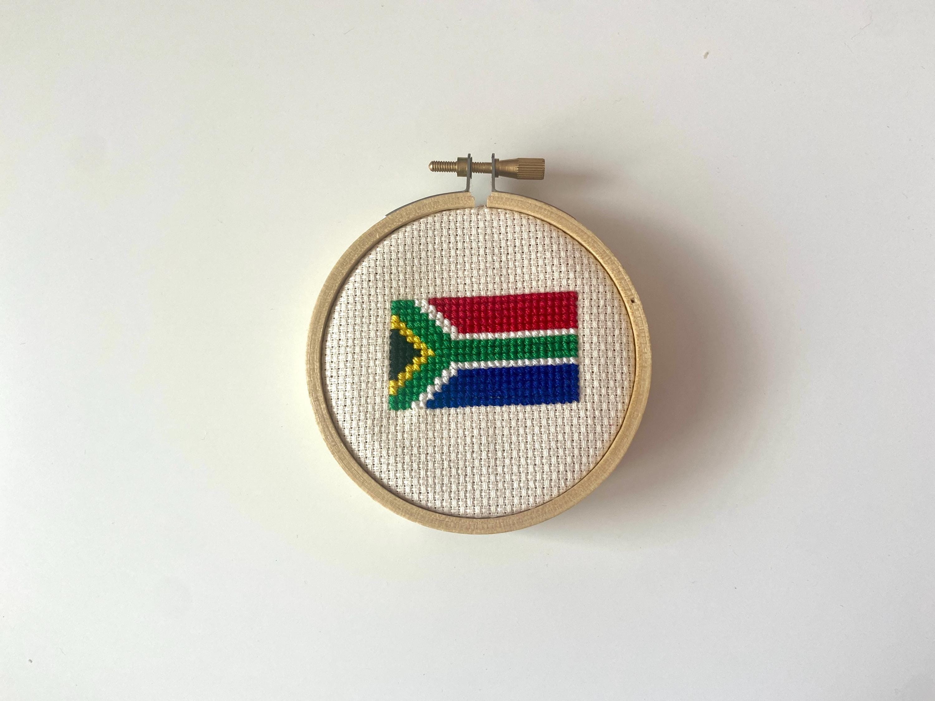 South Africa Flag Cross Stitch Pattern - Etsy