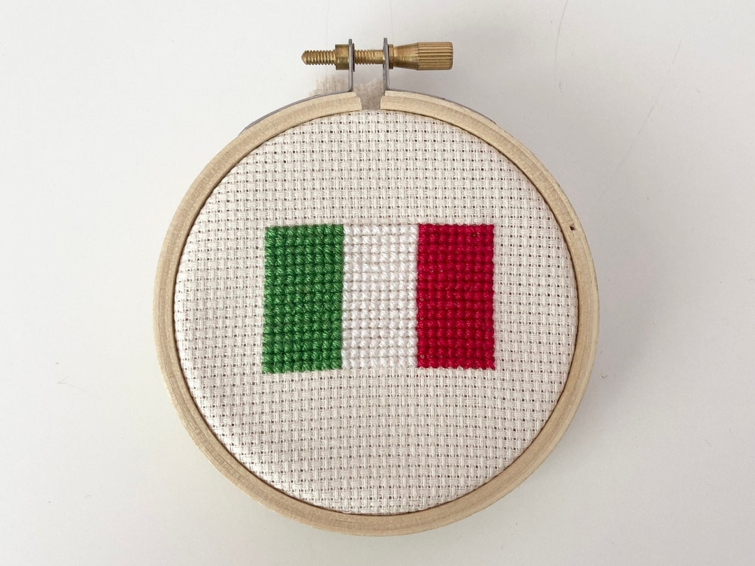 Italy Flag Cross Stitch Pattern - Etsy