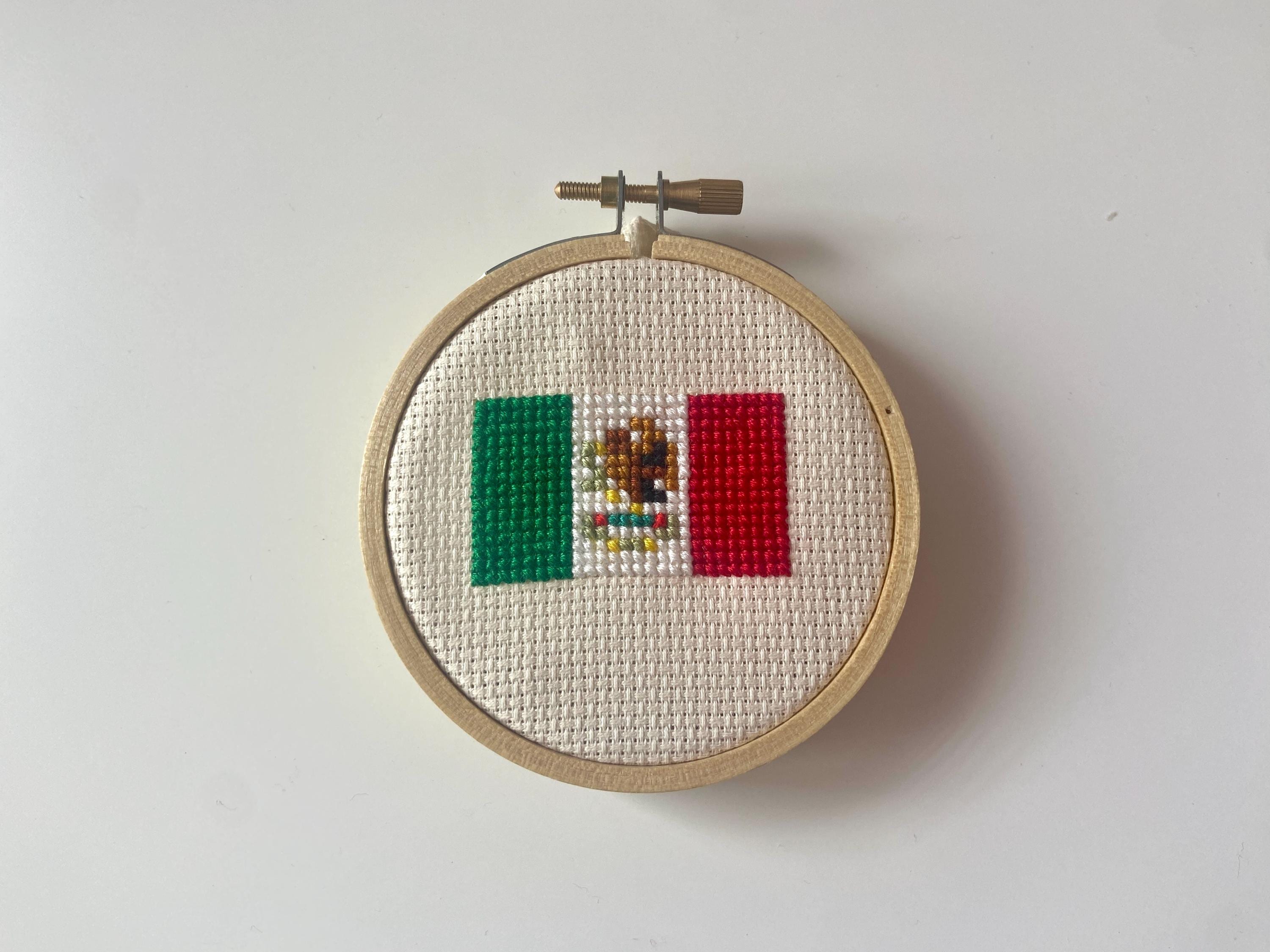 Mexico Flag Cross Stitch Pattern - Etsy