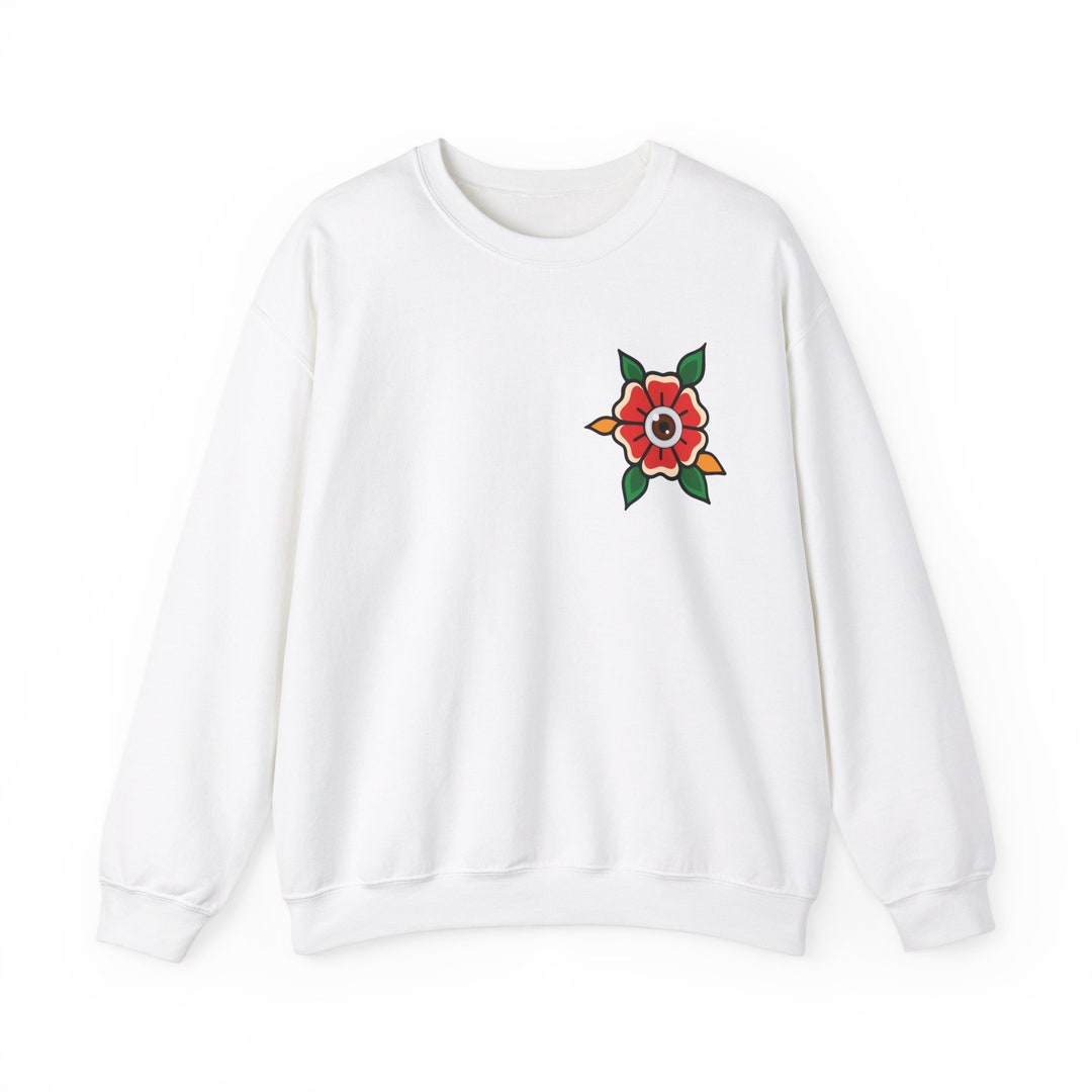 Poppy, Old School Tattoo Crewneck, Unisex - Etsy