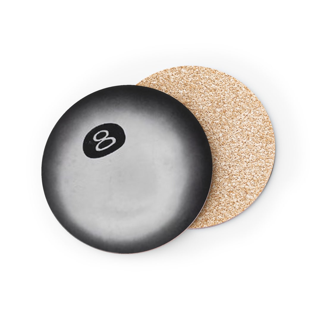 8 Ball Coasters Faded Vintage Design Personalized Gift Home Decor ...