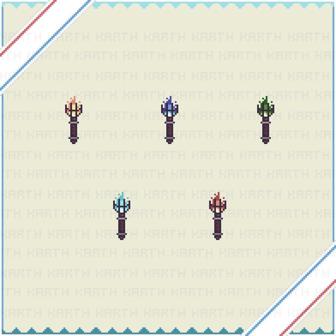Pixel Art Adventure Torch for Twitch - Etsy
