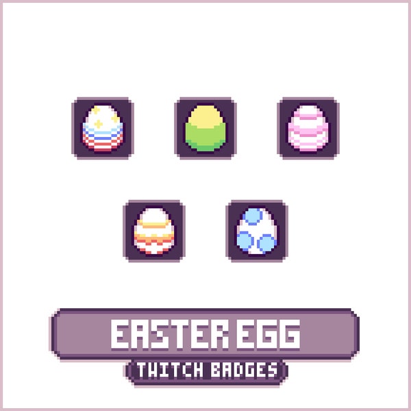 Pixel Easter Eggs - Etsy