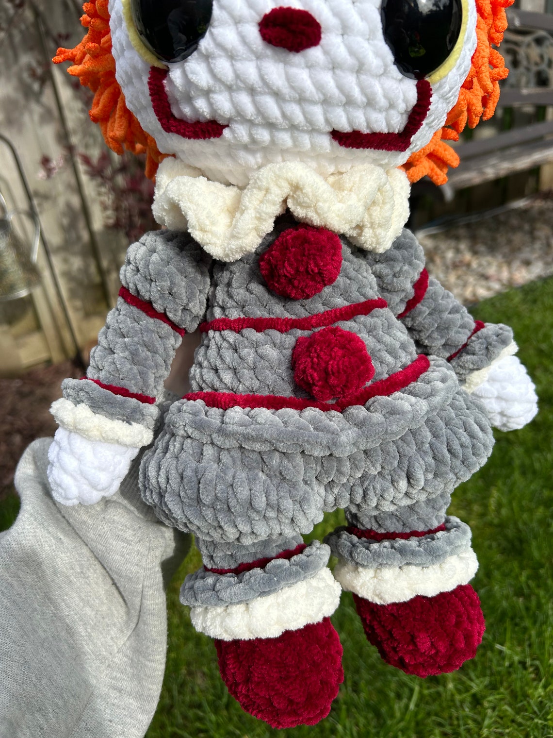 Crochet Wise Clown Slasher Stuffed Plush Character - Etsy