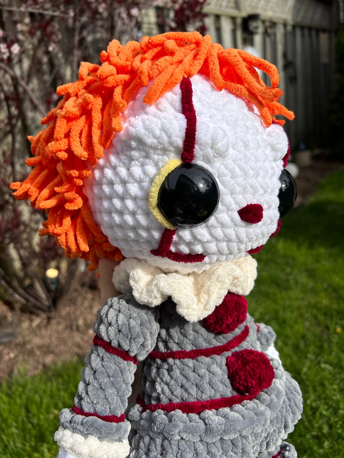 Crochet Wise Clown Slasher Stuffed Plush Character - Etsy