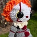 Crochet Wise Clown Slasher Stuffed Plush Character - Etsy