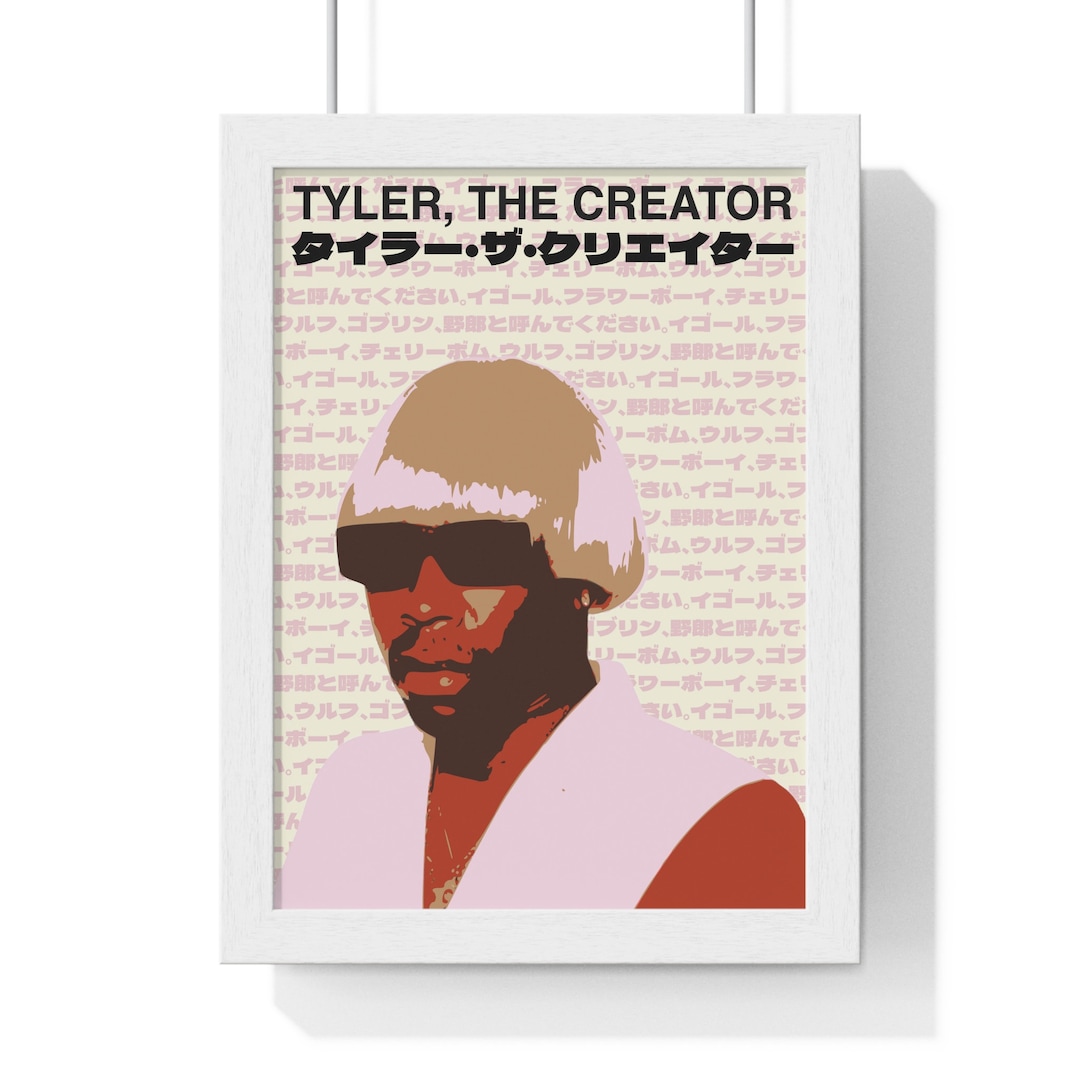 Tyler the Creator Retro Japanese Vertical Framed Poster - Etsy