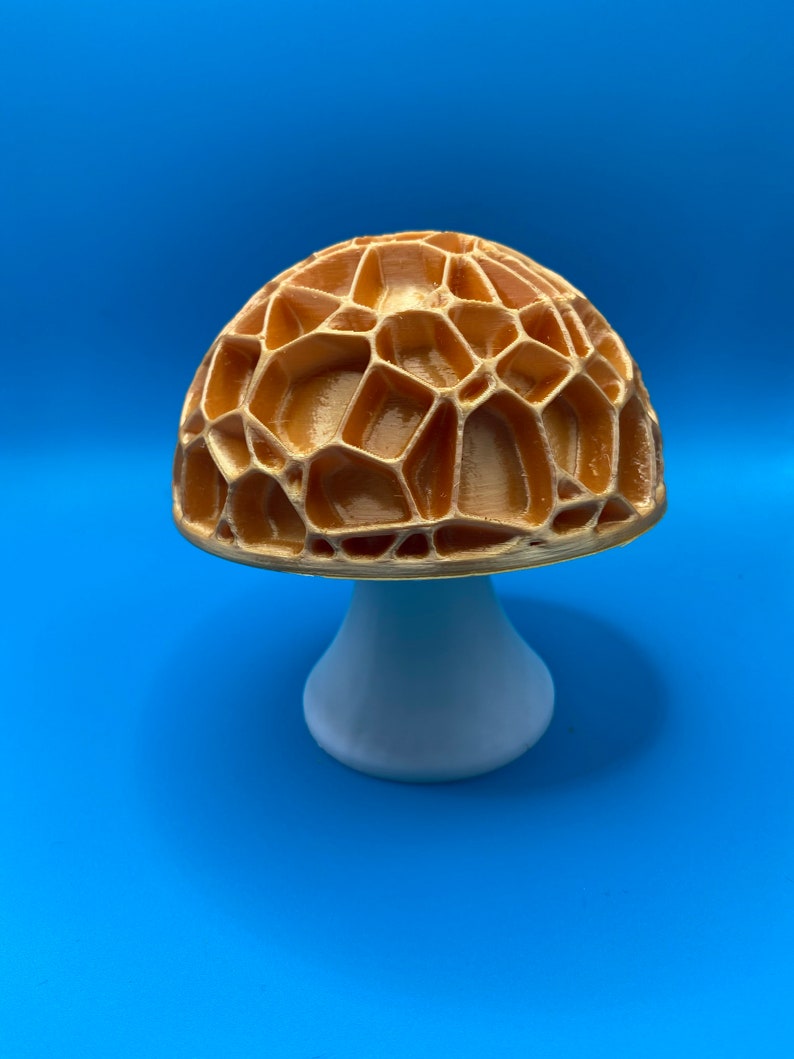 Voronoi Magic: Illuminating Mushroom Lamp - Etsy