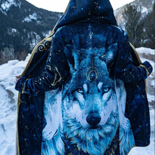 Wolf Cloak - Etsy