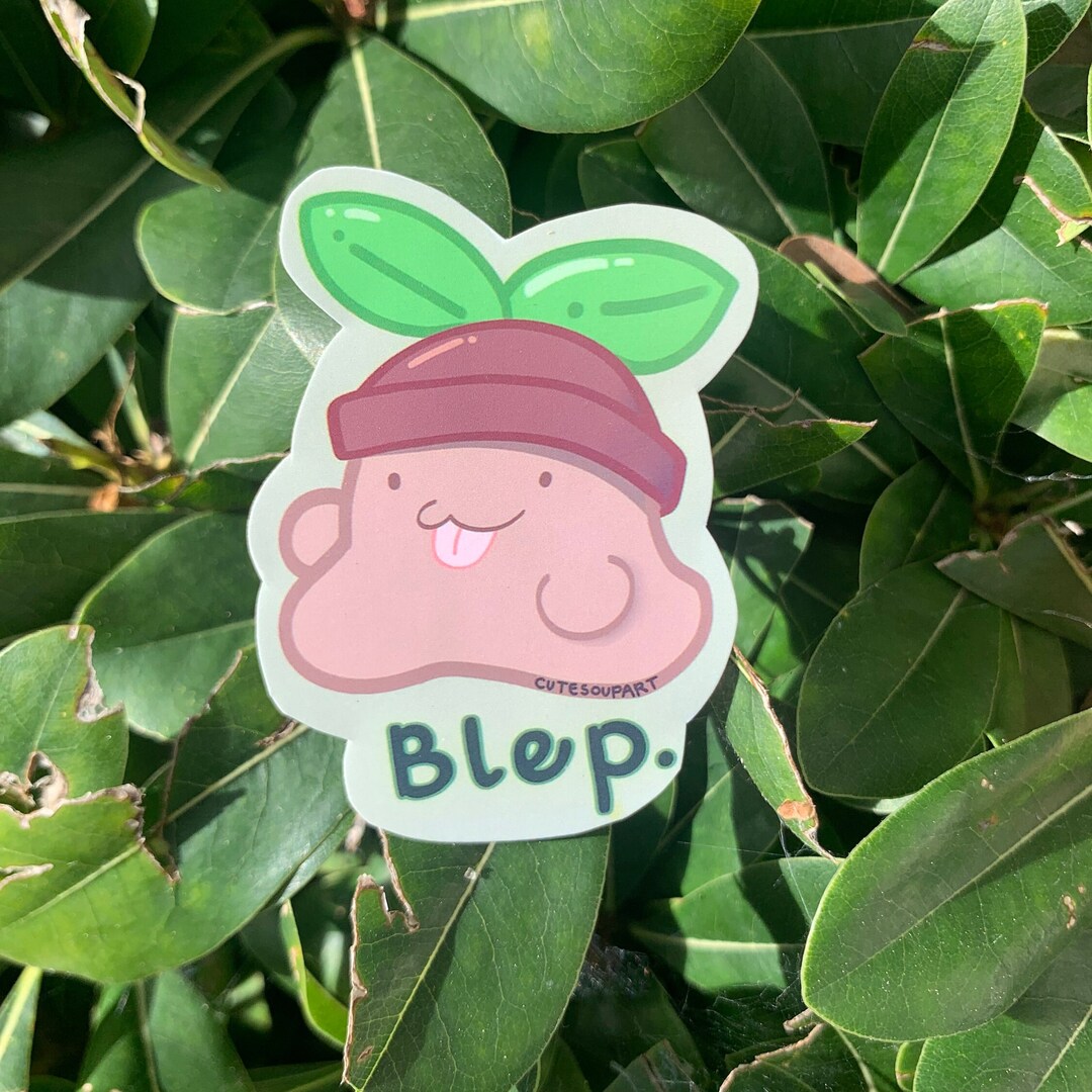 Palworld Gumoss Sticker | Glossy Kawaii Laptop Decal - Etsy